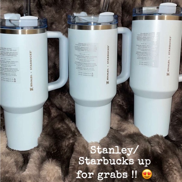 Stanley | Other | Starbucksstanleys Forsale There Light Blue 4oz | Poshmark
